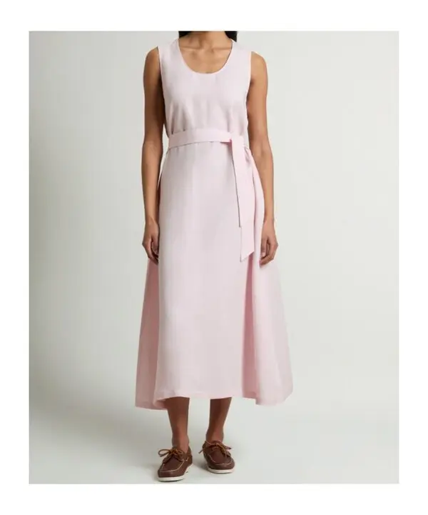 Woolrich Belted Waist Sleeveless Dress