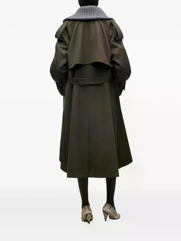 Victoria Beckham Double-breasted Belted Trench Coat