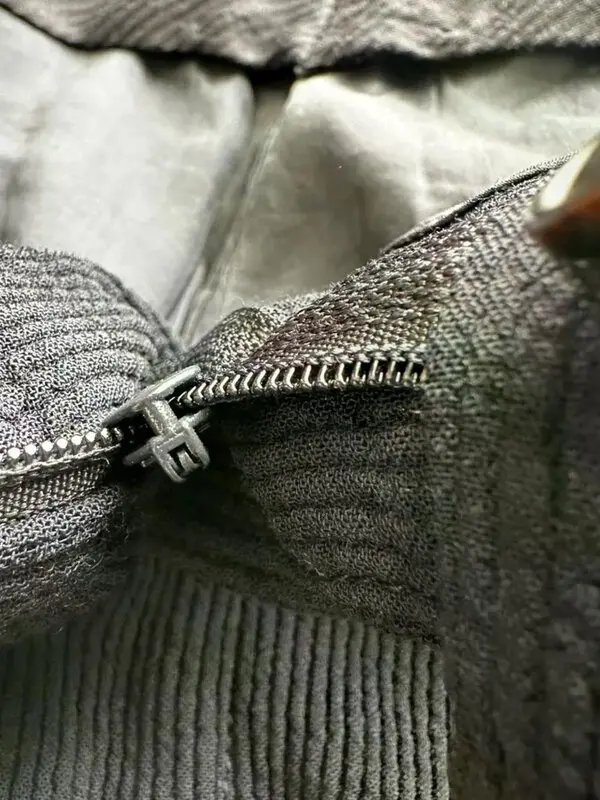 Giorgio Armani Ribbed Knit Slim Fit Trousers