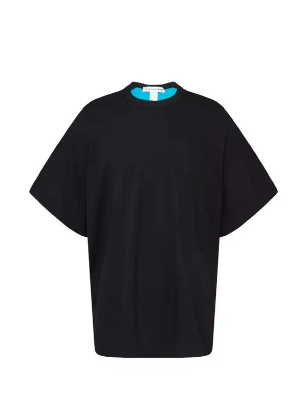 Comme Des Garçons Colour-block T-shirt - Black