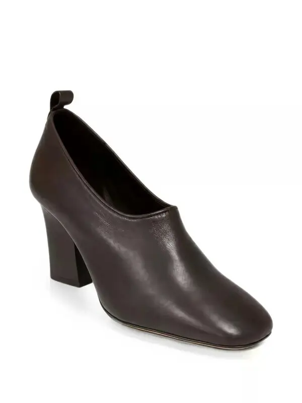 Soeur Thea Block-heel Leather Pumps - Brown