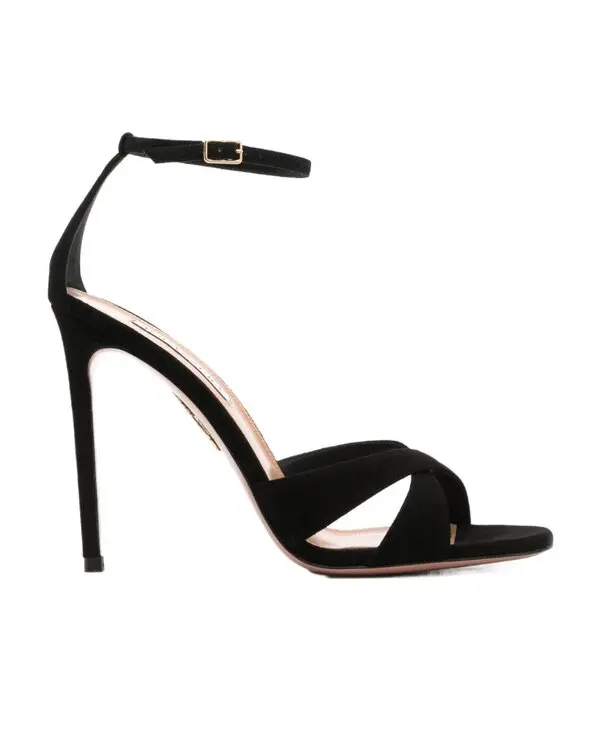 AQUAZZURA Divine 105mm Suede Sandals