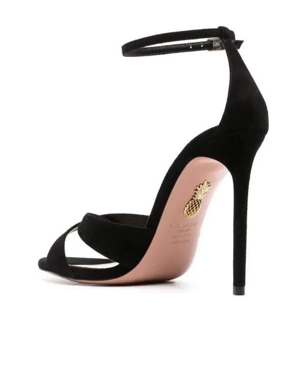 AQUAZZURA Divine 105mm Suede Sandals