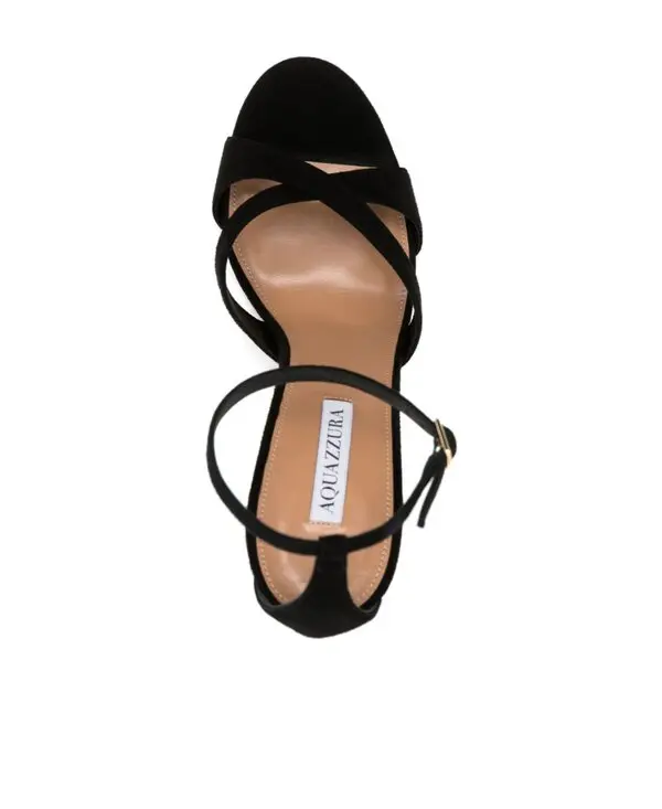 AQUAZZURA Divine 105mm Suede Sandals