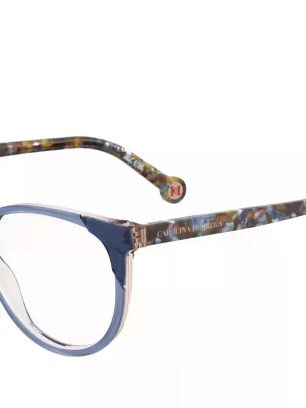 Carolina Herrera Tortoiseshell-effect Cat-eye Glasses