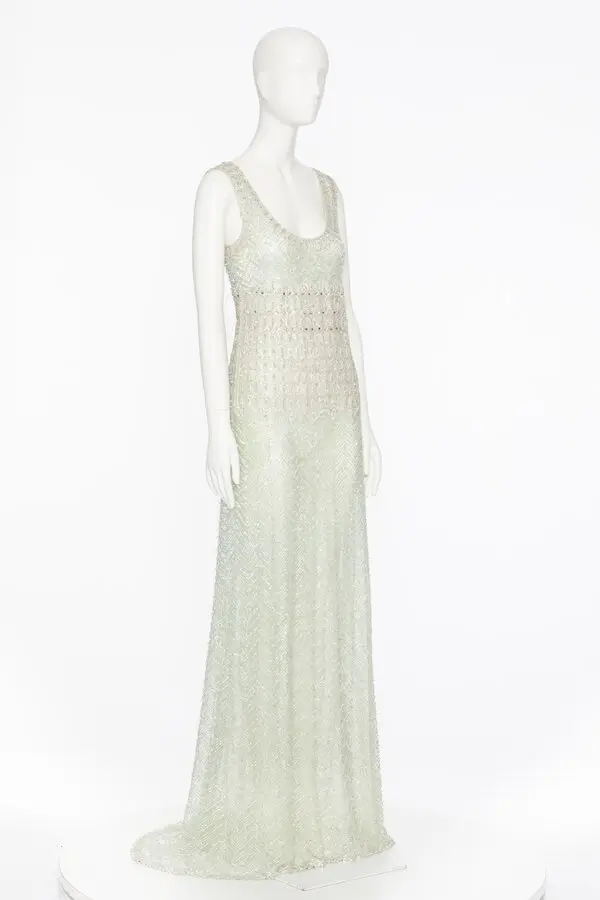 Valentino Garavani Embellished Sleeveless Evening Gown