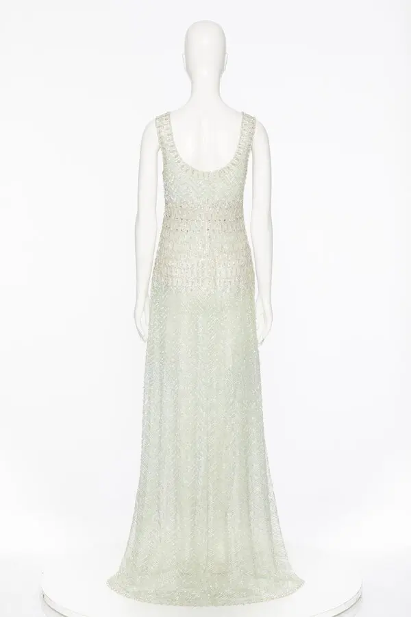 Valentino Garavani Embellished Sleeveless Evening Gown