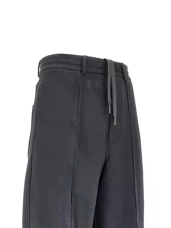 Emporio Armani Drawstring Pintuck Track Pants