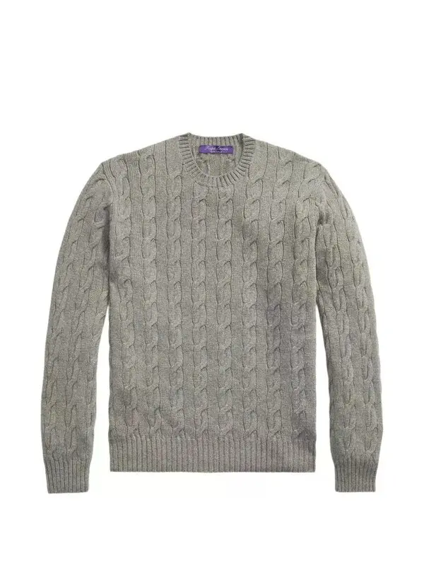 Ralph Lauren Purple Label Cable-knit Sweater - Grey