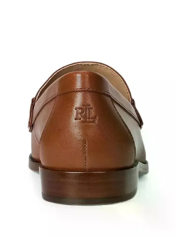 Ralph Lauren Tasha Logo-plaque Leather Loafers