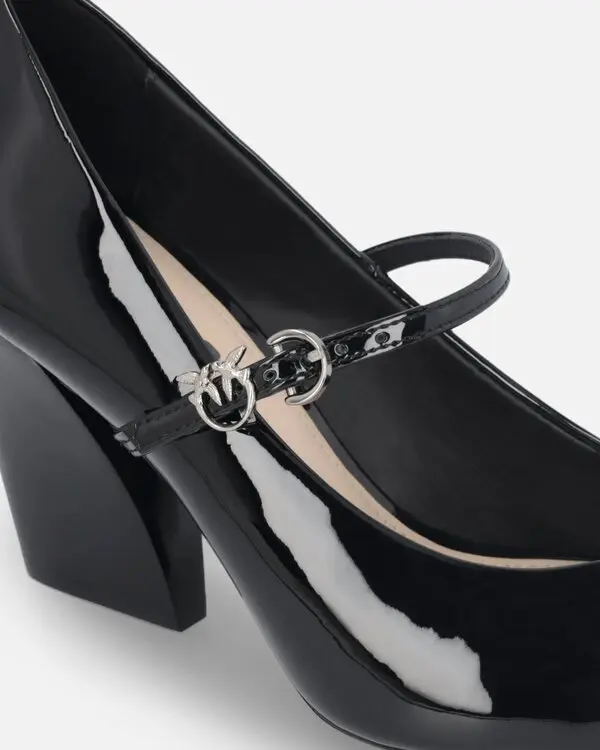Pinko 80mm Pointed-toe Buckle Pumps