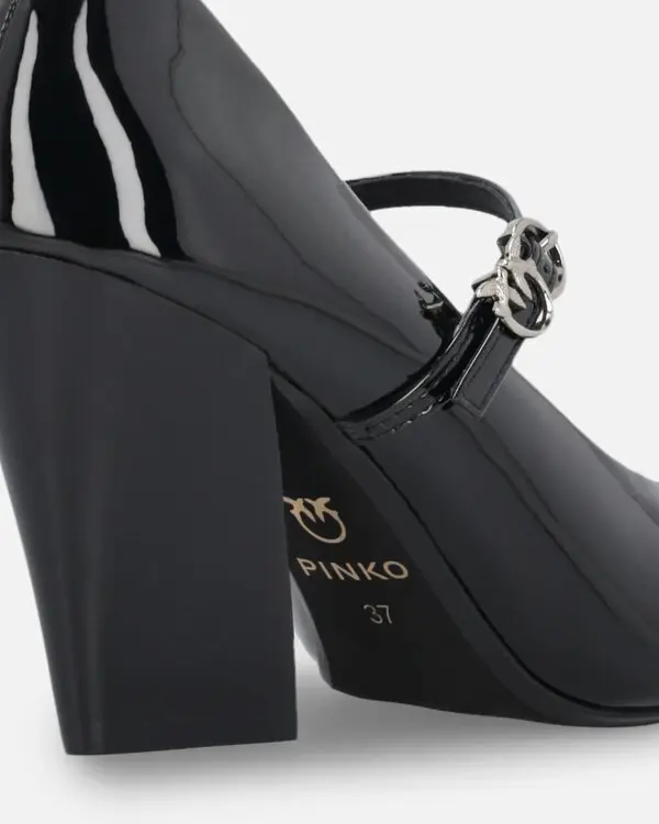 Pinko 80mm Pointed-toe Buckle Pumps