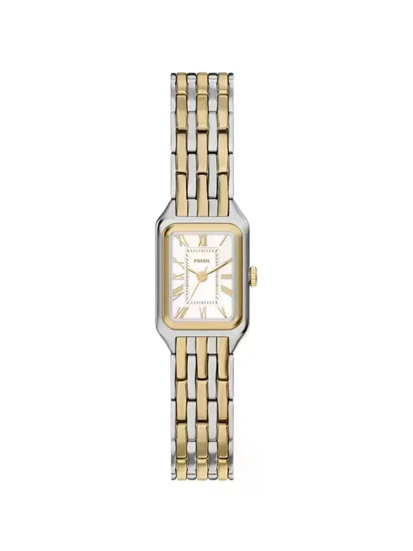 Fossil Raquel Rectangular Watch - White