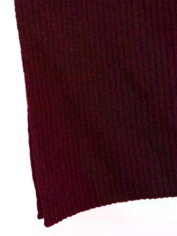 ALLUDE Ribbed-knit Midi Skirt