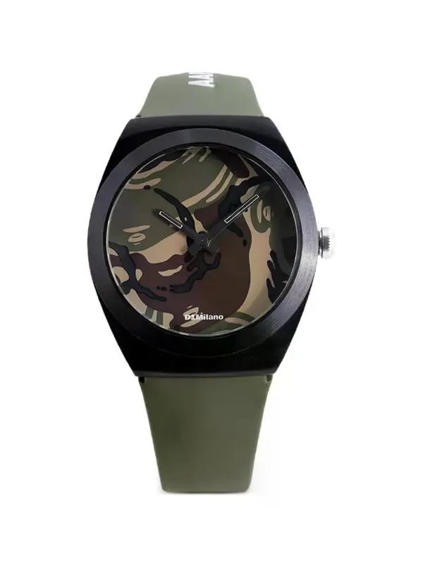 D1 MILANO Polycarbon Aape 34mm Watch With Camouflage Dial