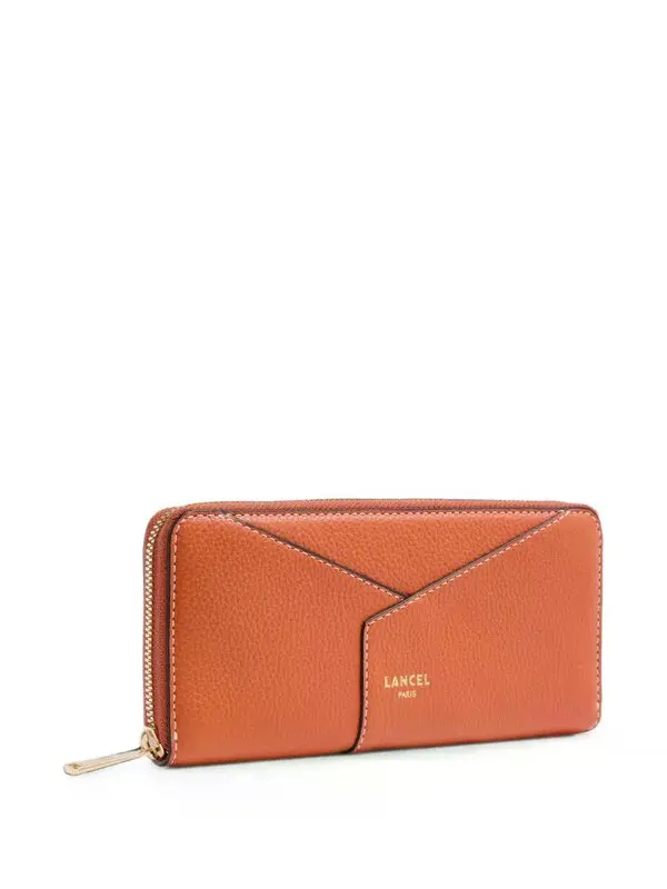 LANCEL Enveloppe Grained Leather Wallet