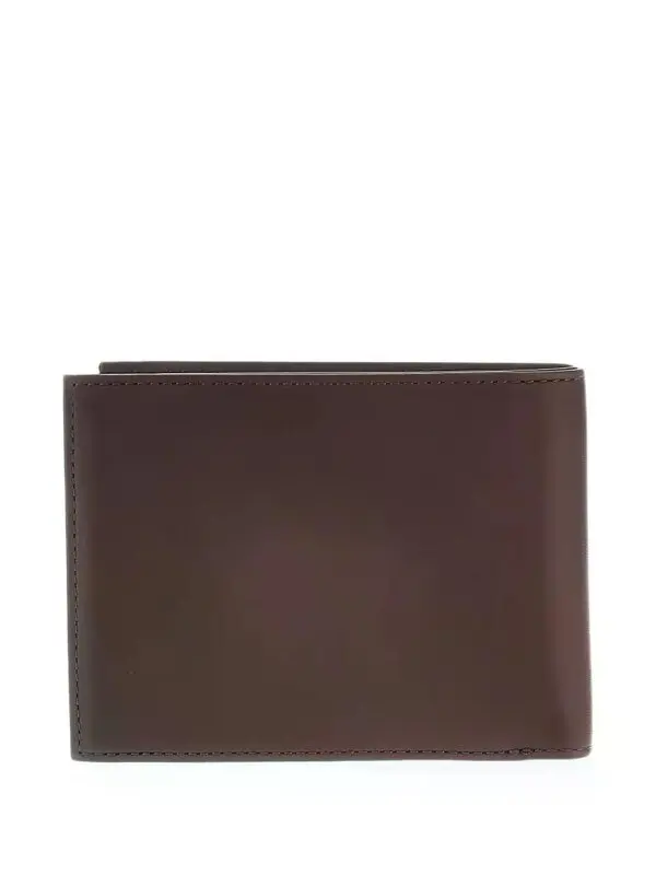 Emporio Armani Logo-plaque Bifold Wallet - Brown