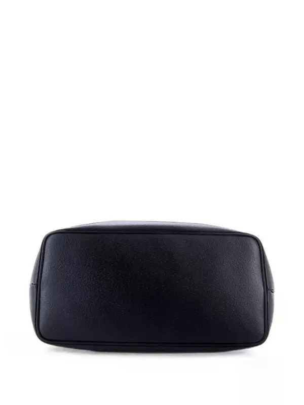 Gucci Ophidia Open Bucket Bag Gg Coated Canvas With Leather