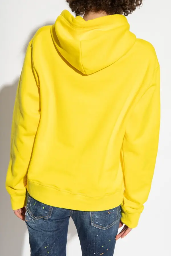 Dsquared2 Logo Printed Drawstring Hoodie