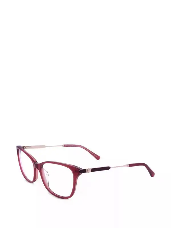 Kate Spade New York Logo-plaque Square-frame Glasses