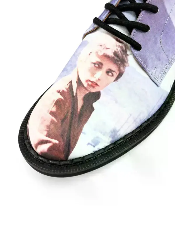 Undercover Graphic Print Lace-up Derby Shoes
