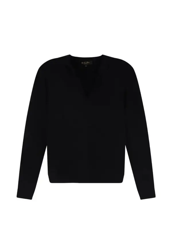 Loro Piana V-neck Sweater - Black