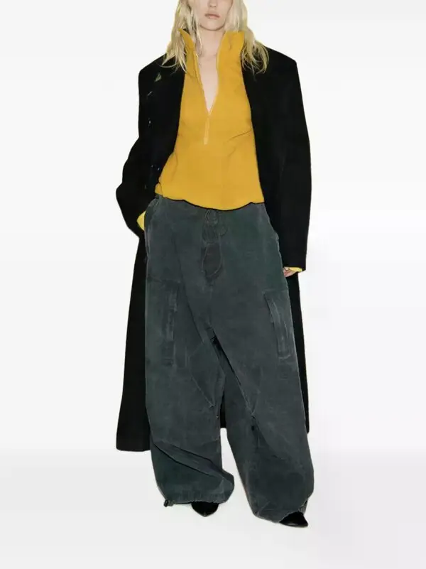 ENTIRE STUDIOS Fleece Half-zip Sweater