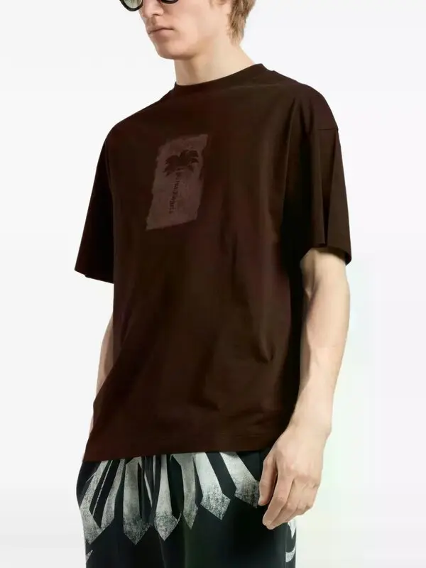 Palm Angels Brushed Palm Tree T-shirt