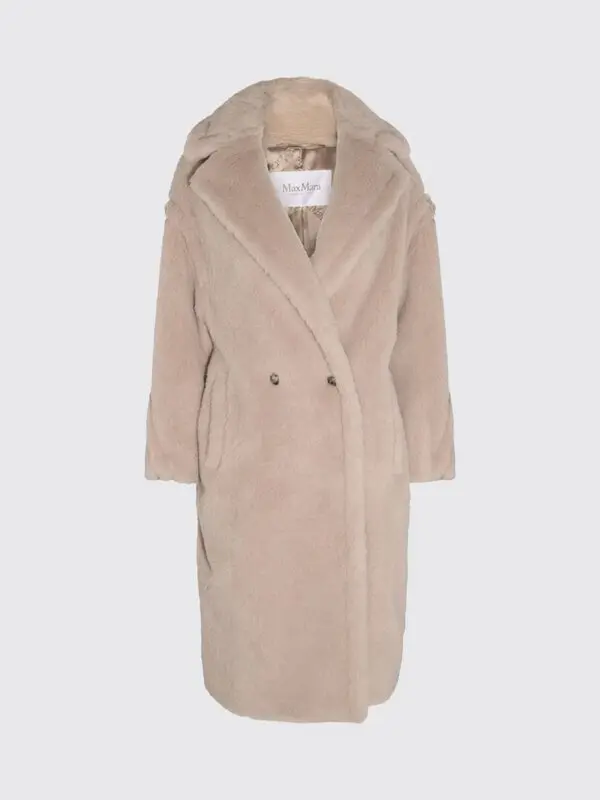 Max Mara Double Breasted Coat - Brown