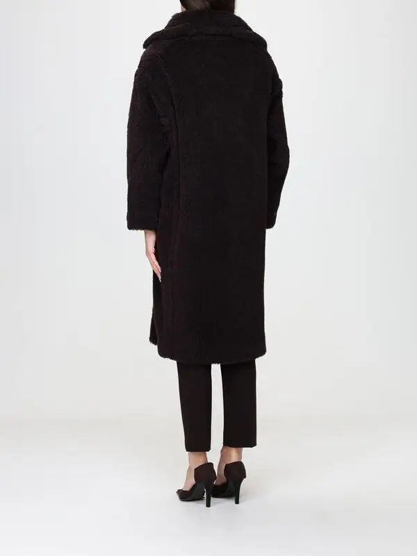 Max Mara Double Breasted Coat - Ebony