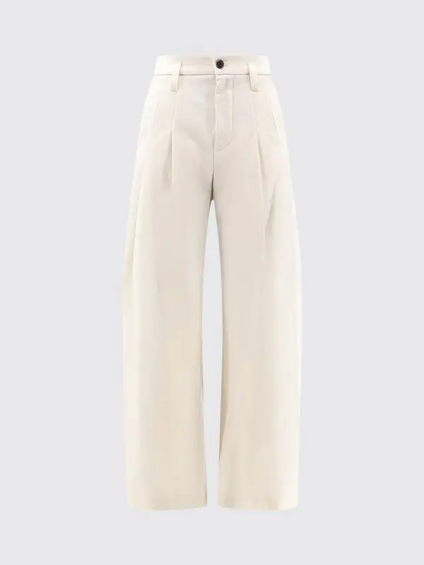 Brunello Cucinelli Pleated Wide Leg Trousers