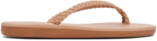 ANCIENT GREEK SANDALS Braided-strap Flip Flops