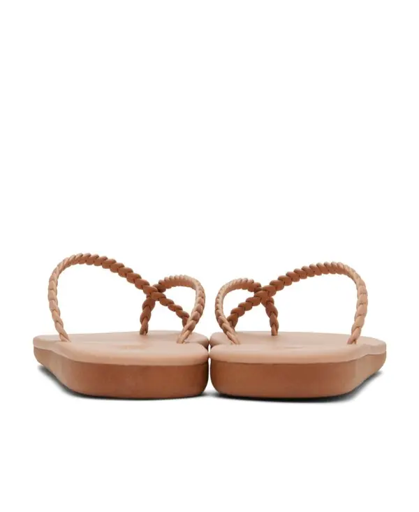 ANCIENT GREEK SANDALS Braided-strap Flip Flops
