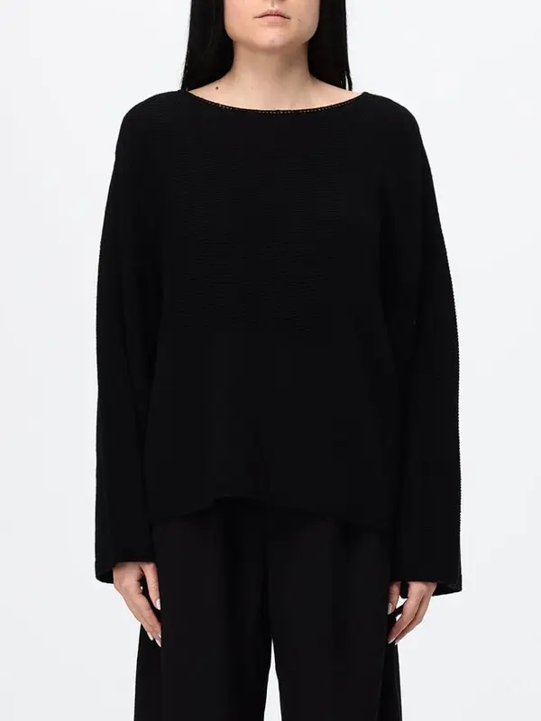 Emporio Armani Ribbed Sweater - Black
