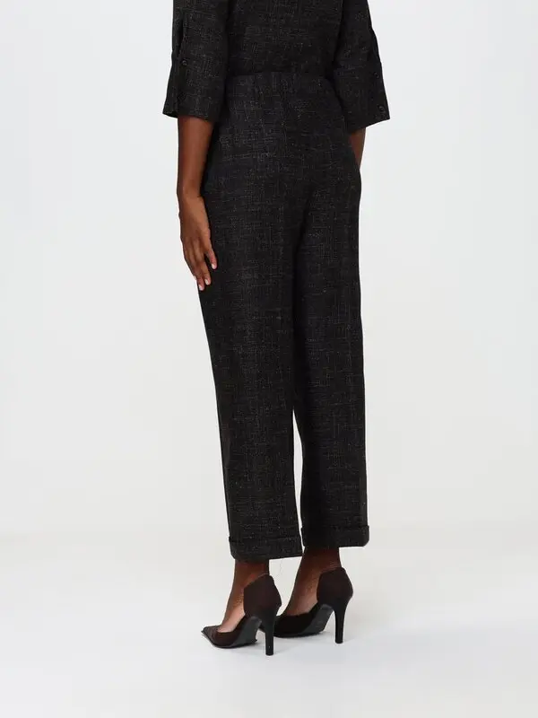 Liviana Conti Textured Straight Leg Pants