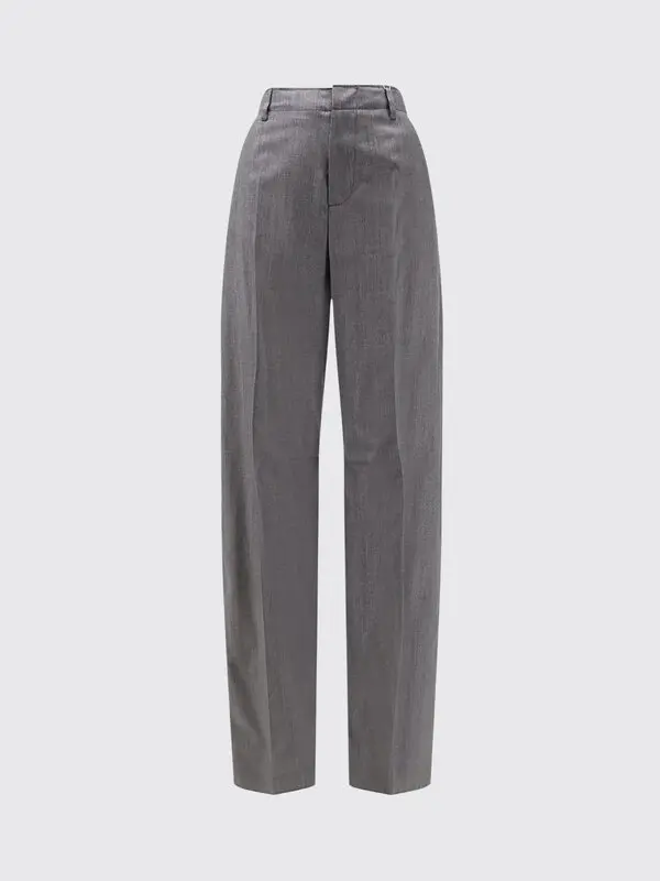 MAISON MARGIELA Wide Leg Virgin Wool Tailored Trousers