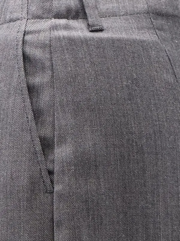 MAISON MARGIELA Wide Leg Virgin Wool Tailored Trousers