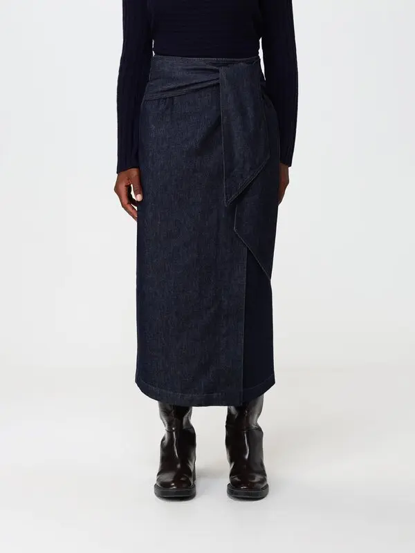 Emporio Armani Denim Wrap Skirt