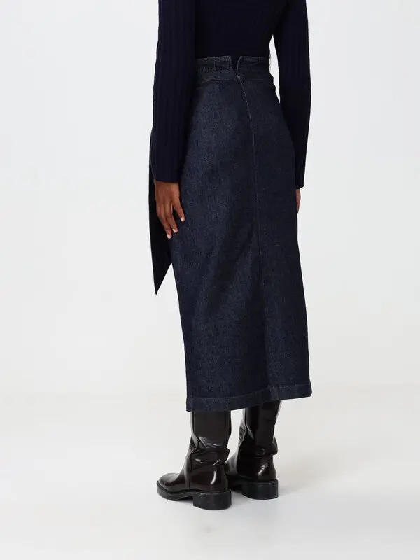 Emporio Armani Denim Wrap Skirt