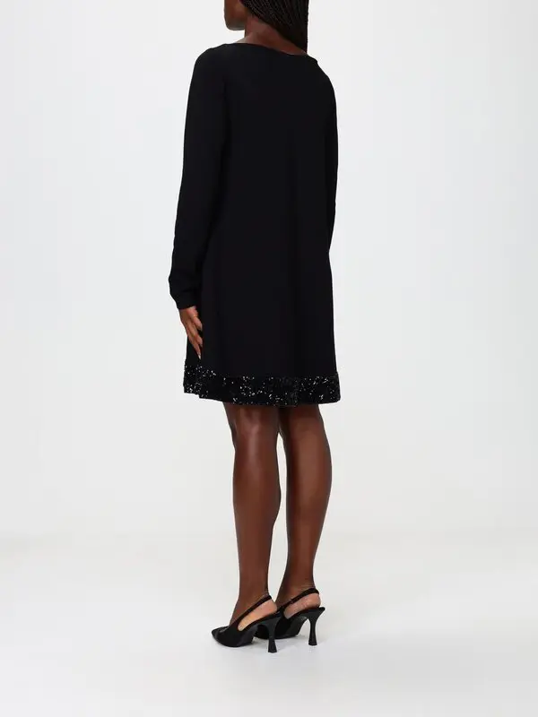 Emporio Armani Sequined Hem Dress