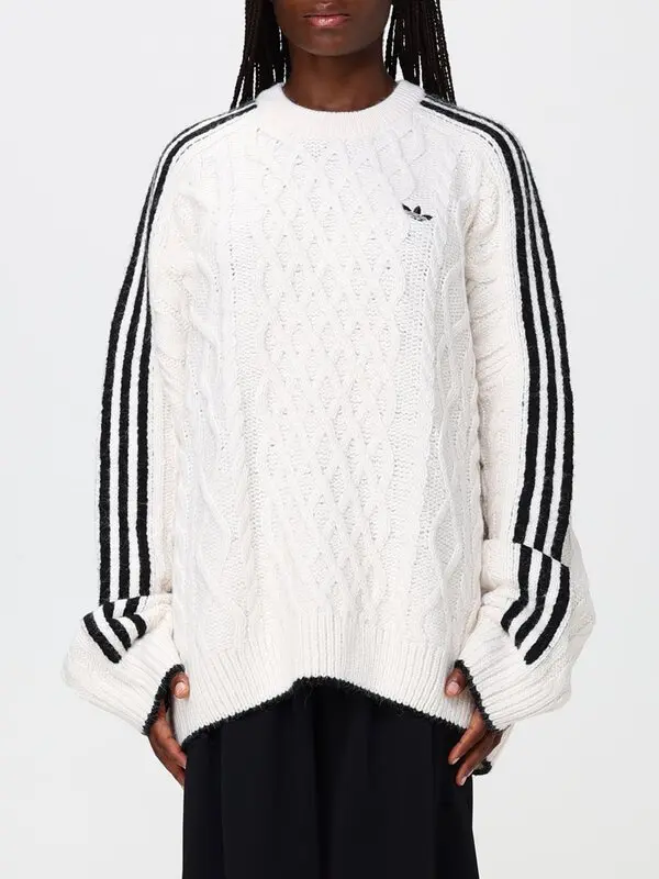 ADIDAS ORIGINALS Crewneck Cable Knit Sweater