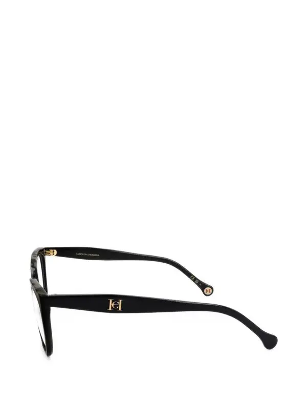 Carolina Herrera Tortoiseshell-effect Cat-eye Glasses