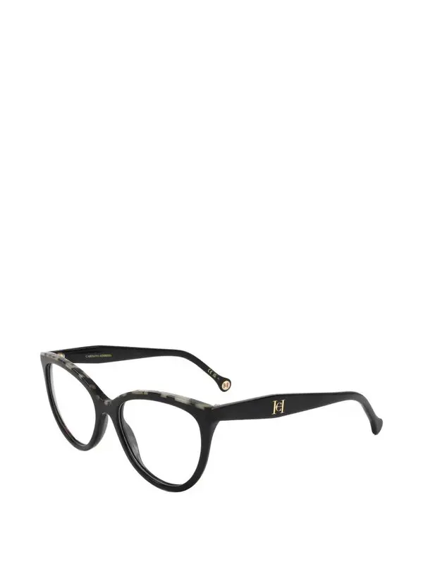 Carolina Herrera Tortoiseshell-effect Cat-eye Eyeglasses