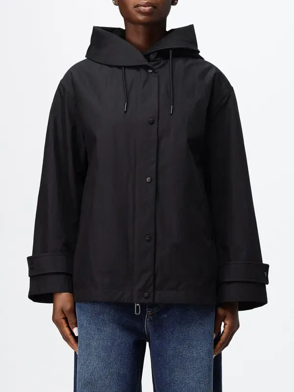 DUNO Technical Fabric Trench Coat - Black