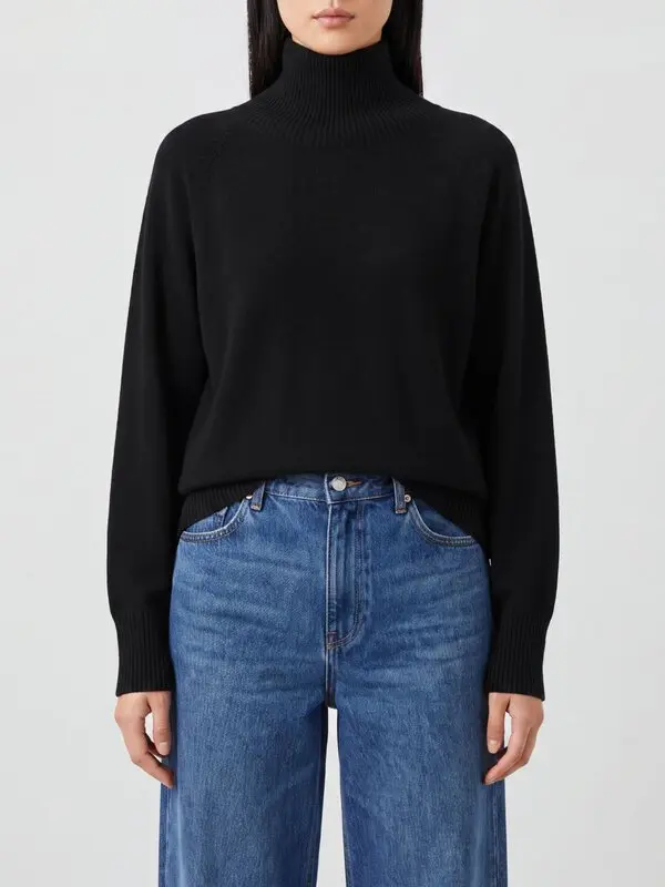 KANGRA Ribbed Sweater - Black