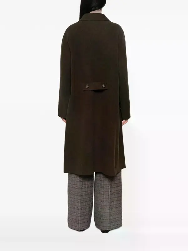 VICOLO Button-fastening Martingale Coat - Green