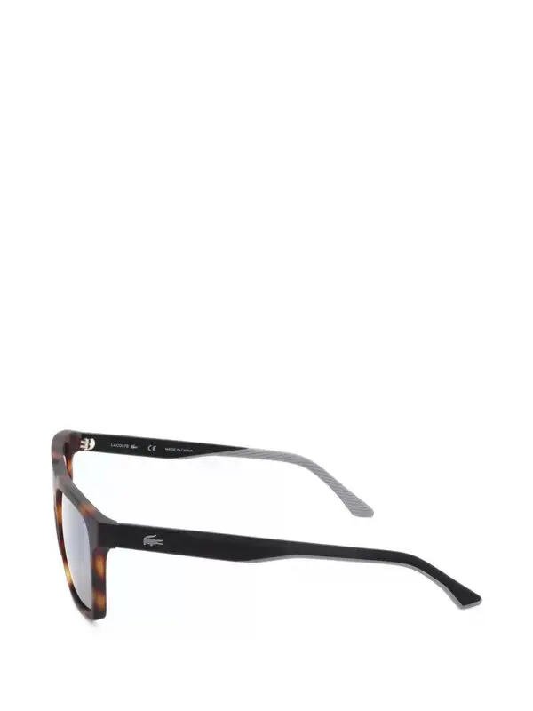 Lacoste Tortoiseshell-effect Rectangle-frame Sunglasses