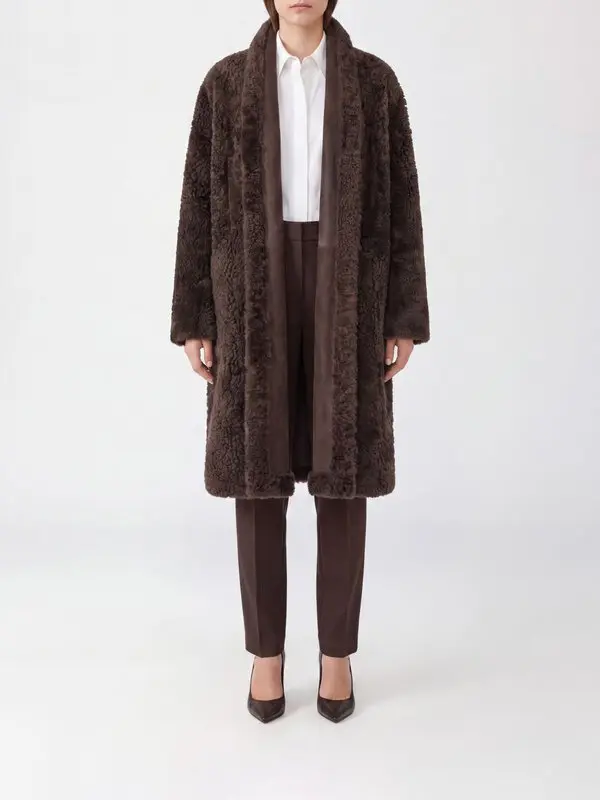 TOM FORD Shearling Coat - Brown