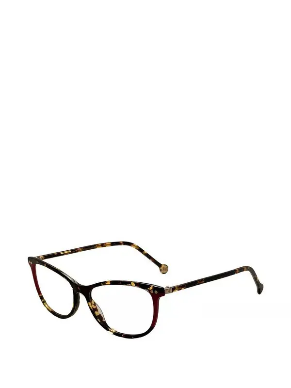Carolina Herrera Tortoiseshell-effect Cat-eye Eyeglasses - Brown