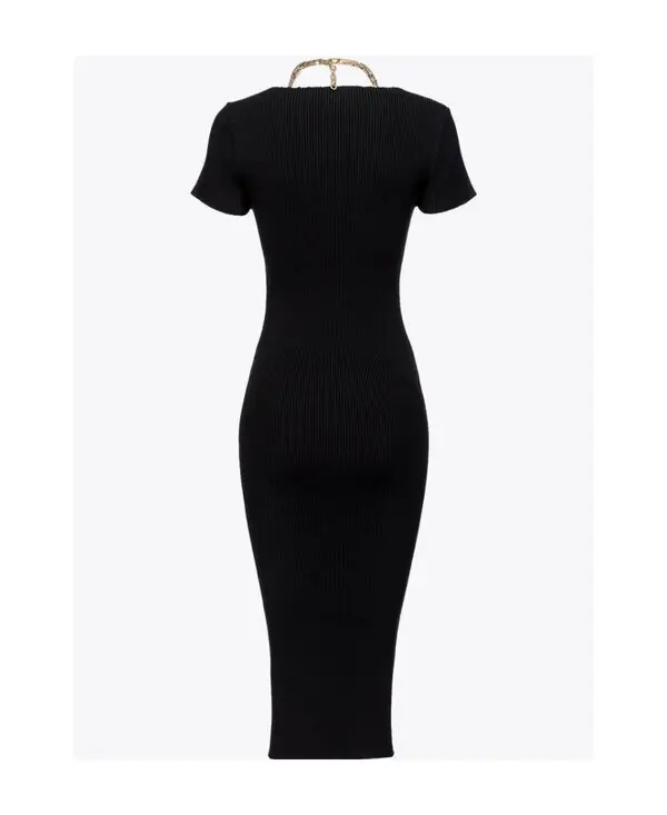 Pinko Chain-strap Midi Dress